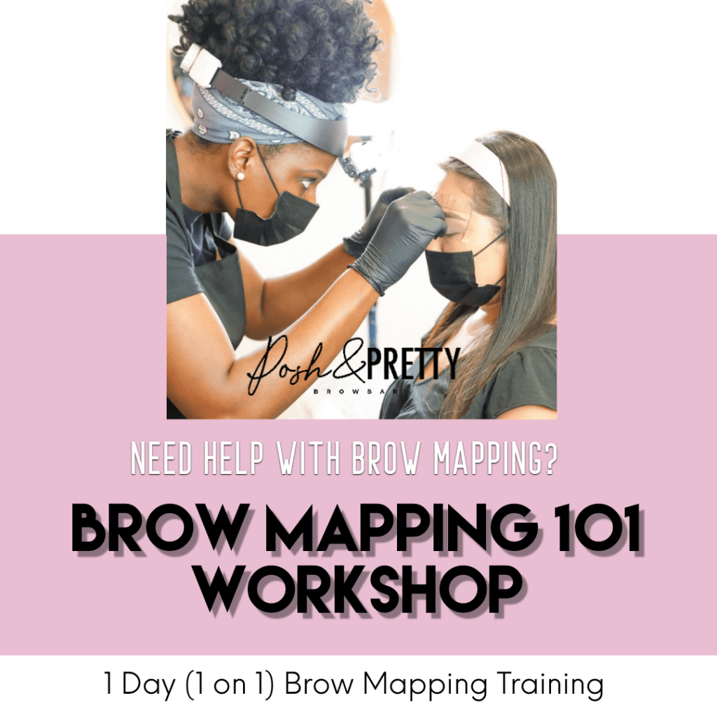 1 on 1 Brow Mapping 101 Training – Posh and Pretty Brow Bar